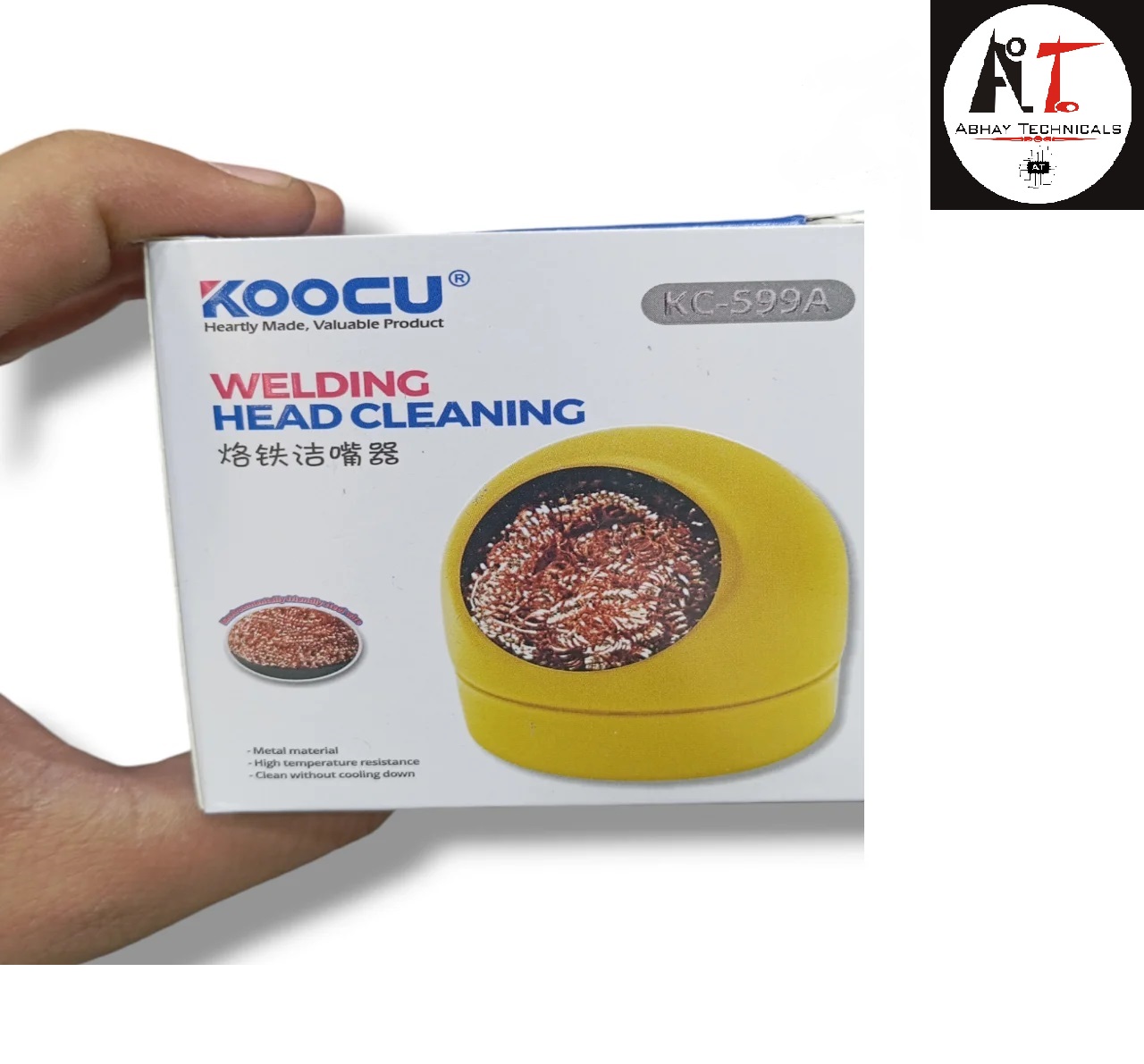 Koocu KC-599A Soldering Iron Bit Cleaner - Abhay Technicals